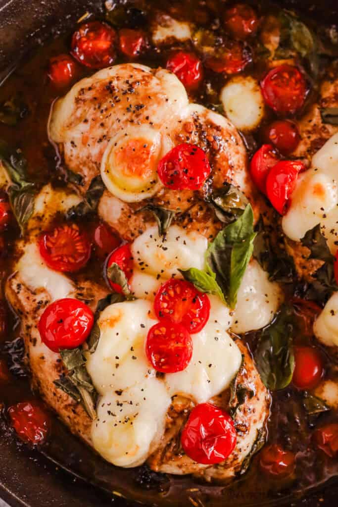 Basil Balsamic Tomato Chicken