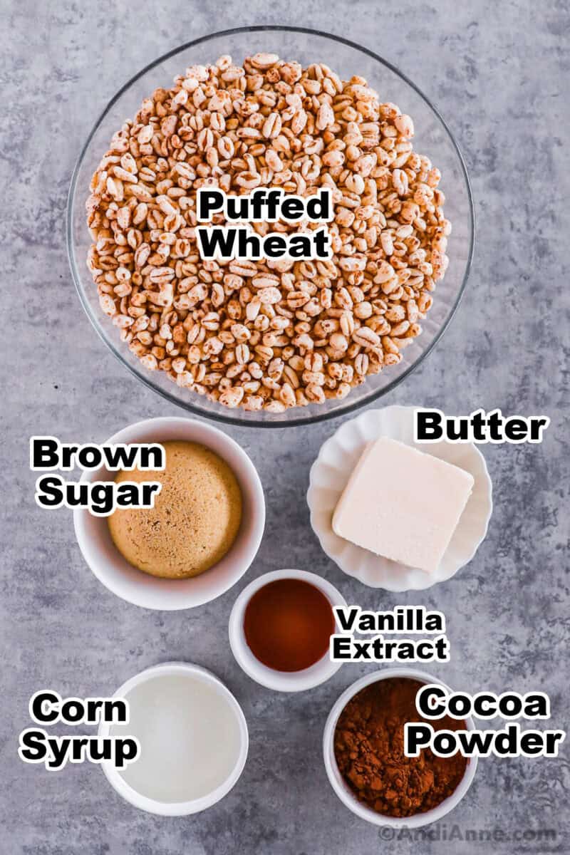 Puffed Wheat Squares - Andi Anne