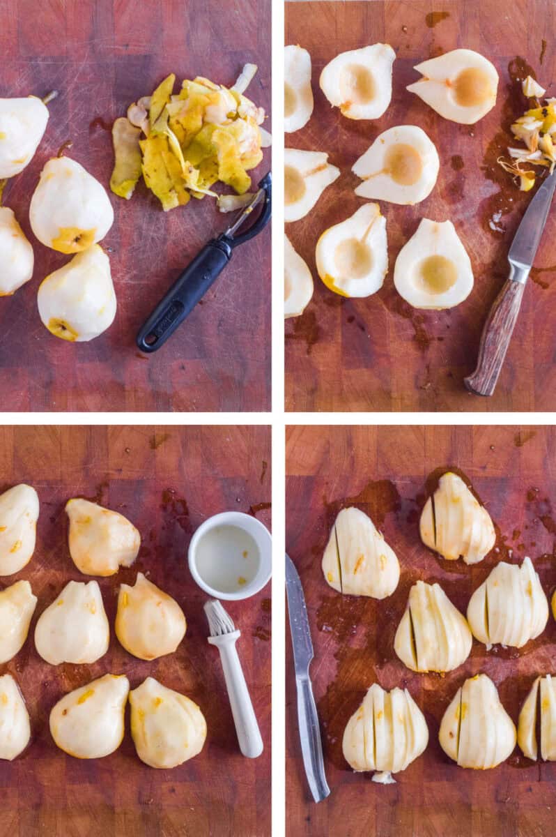 Pear Gingerbread Cake