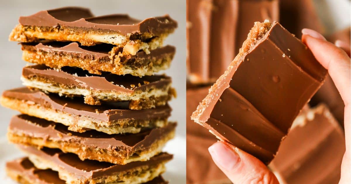 Easy Saltine Cracker Candy (Christmas Crack Toffee Bark)