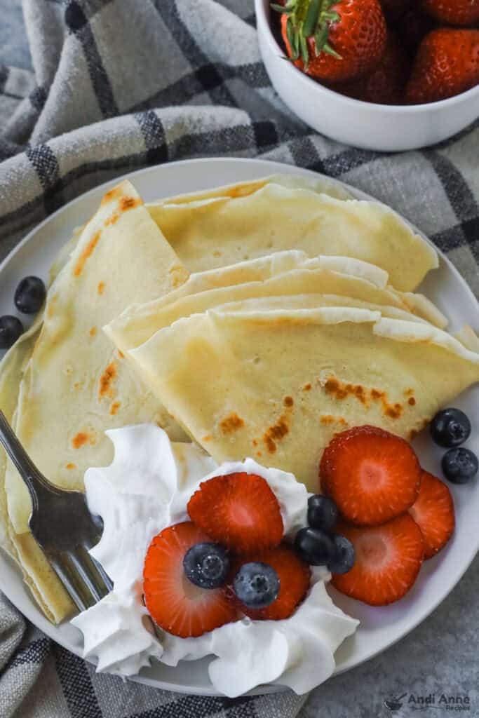 Classic Crepes Recipe (Easy + Buttery)