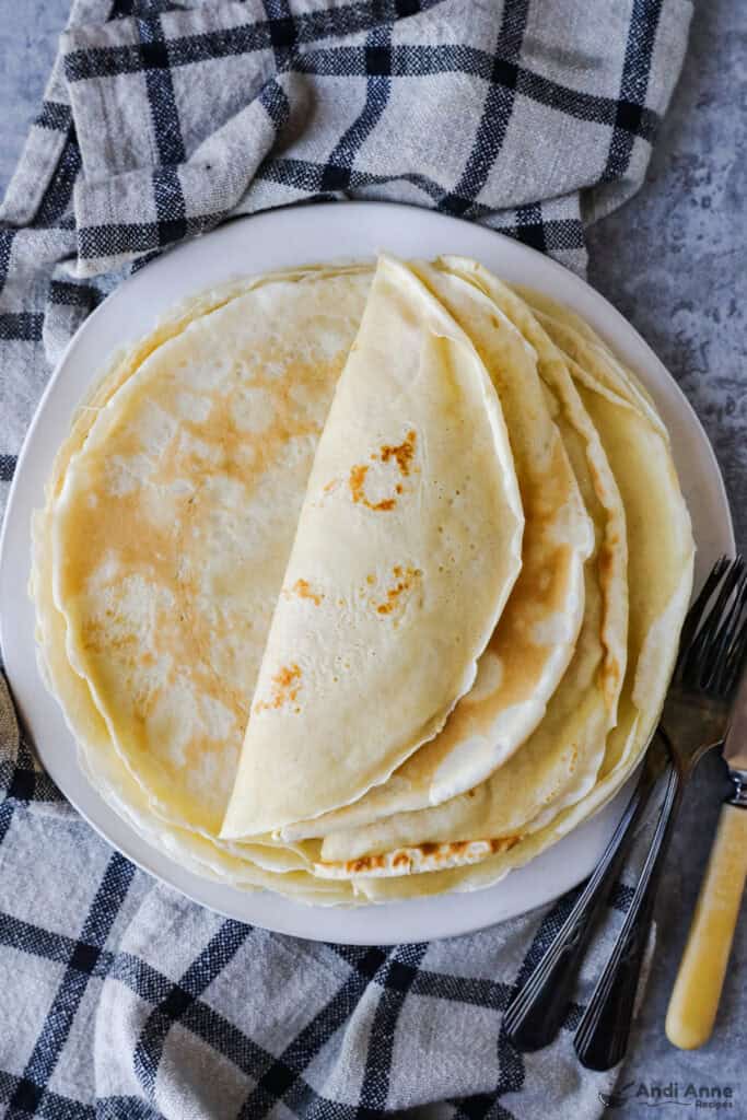 Classic Crepes Recipe (Easy + Buttery)