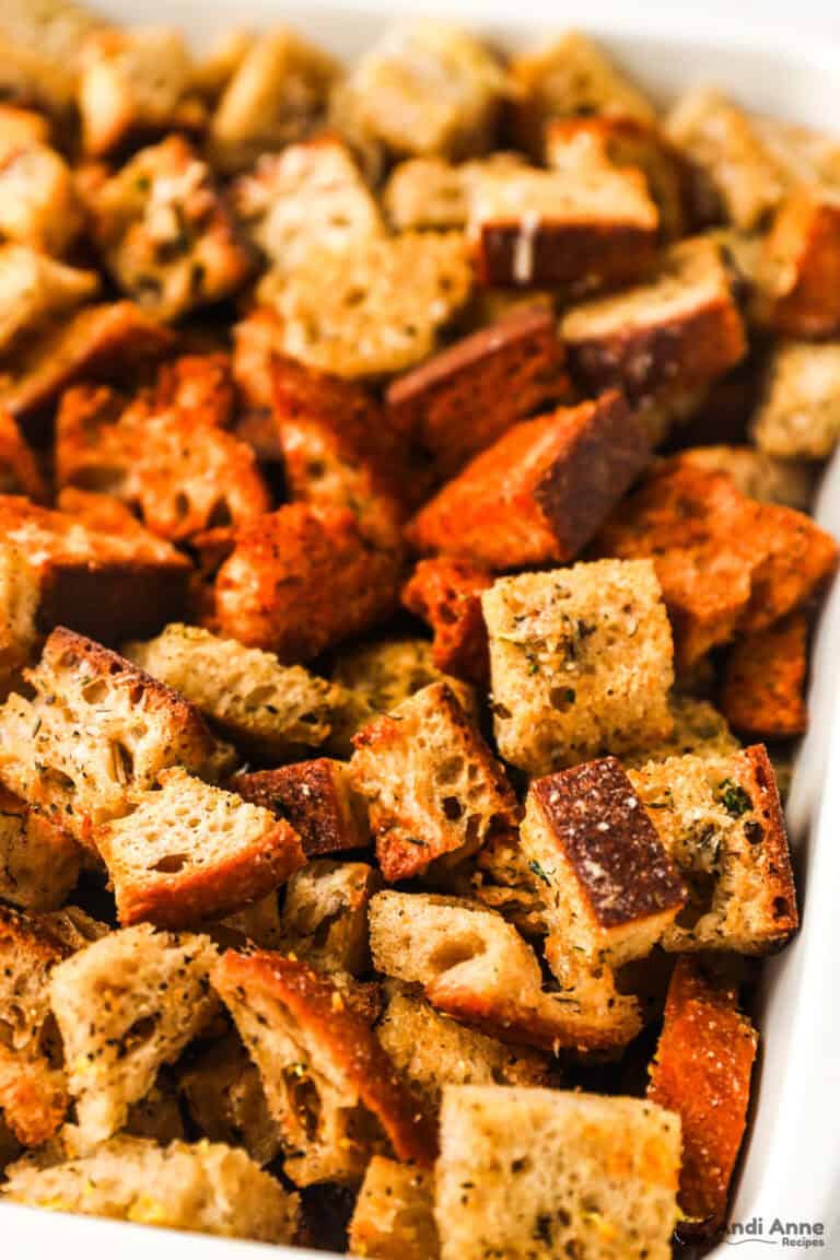 Easy Homemade Croutons – 6 Flavor Variations