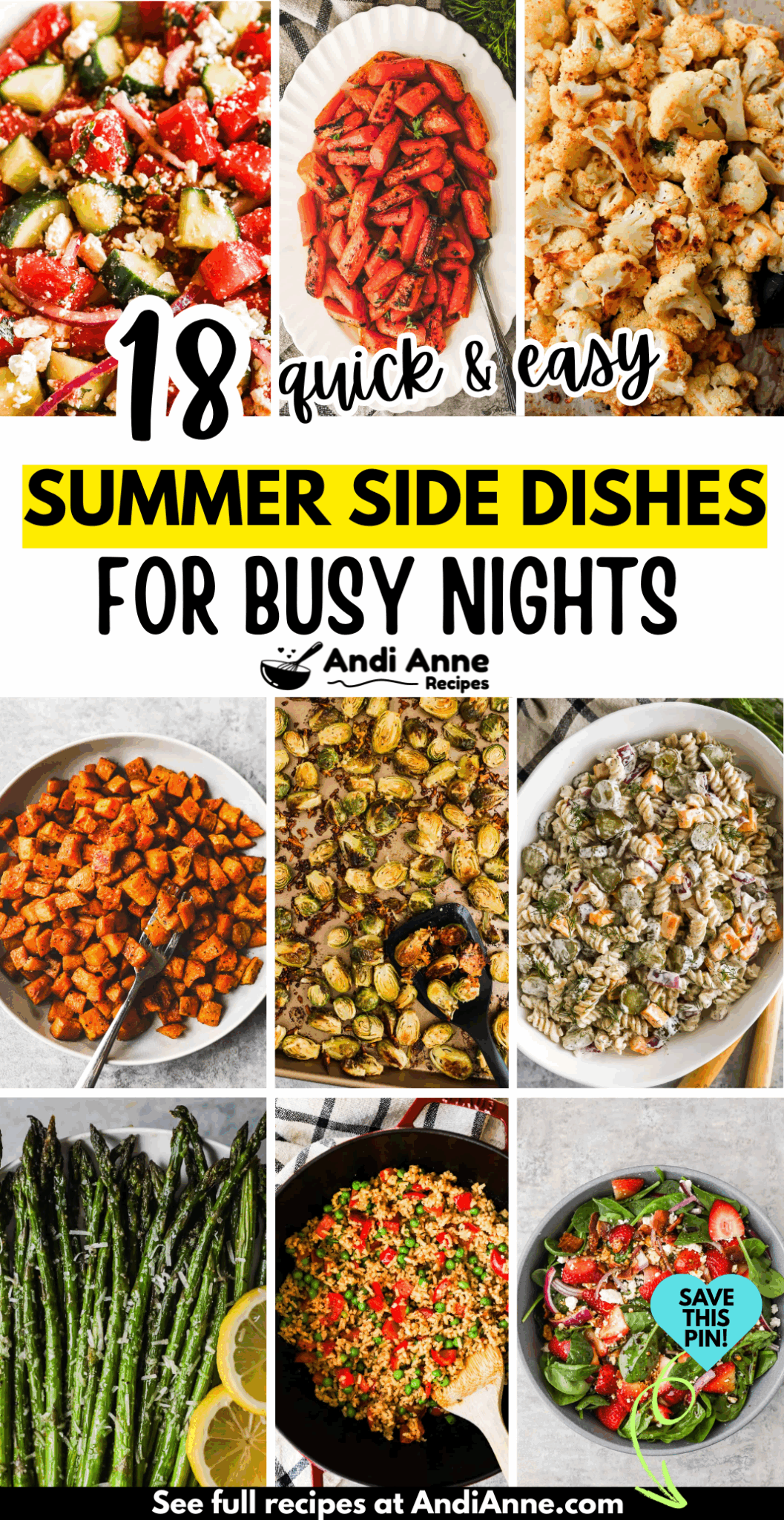 18 Quick + Easy Summer Side Dishes - AndiAnne