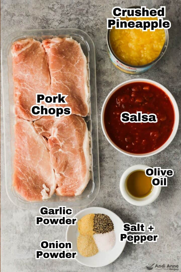 Salsa Pineapple Pork Chops (Juicy One-Skillet Dinner Recipe)