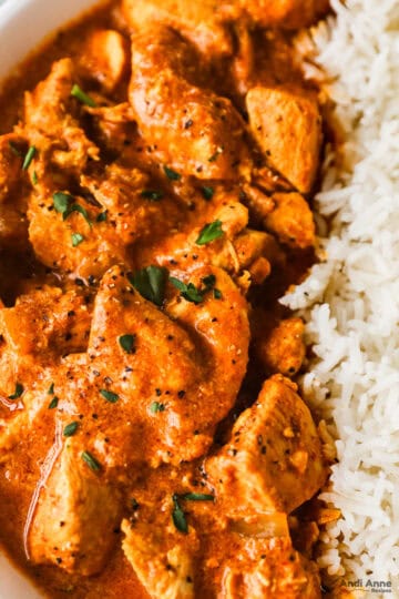 Slow Cooker Butter Chicken - Creamy Easy Dinner