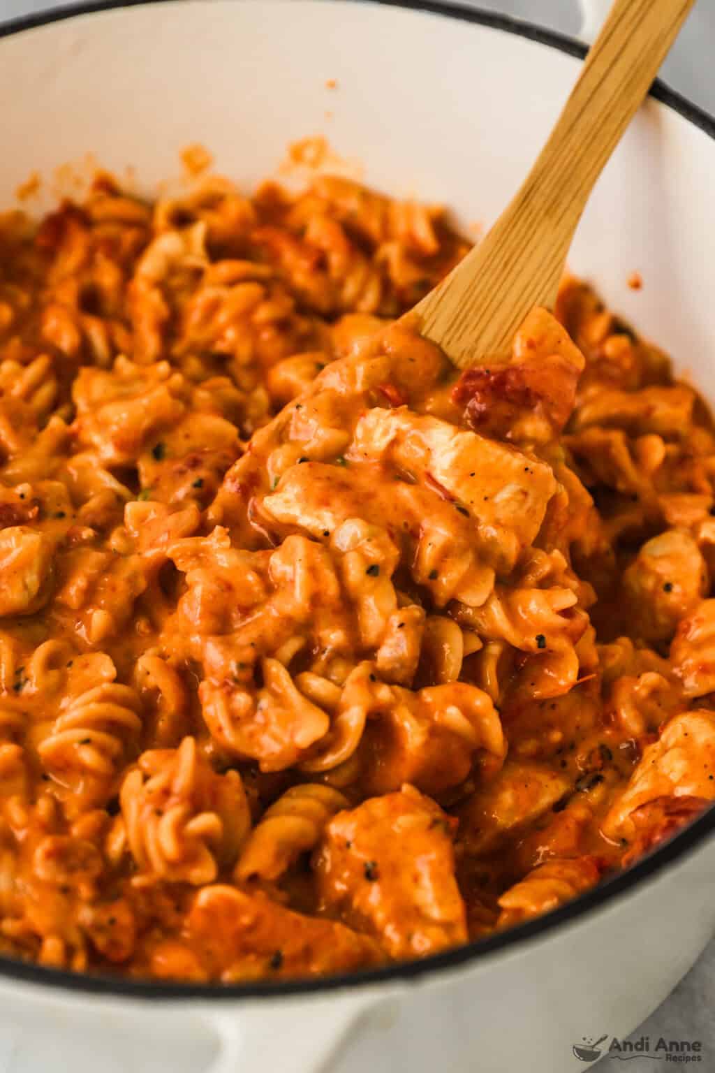 One Pot BBQ Chicken Pasta (Creamy & Cheesy Skillet Dinner)