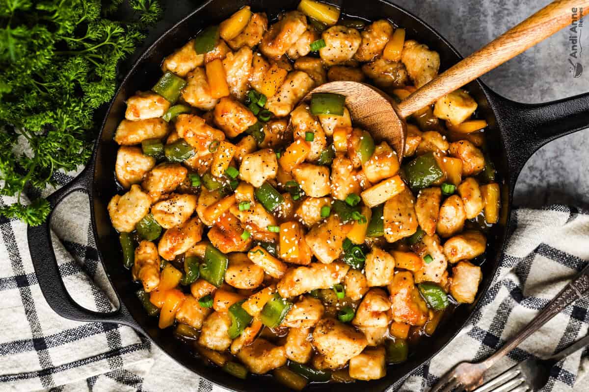 Honey Garlic Pineapple Chicken | 30-Minute Family Dinner