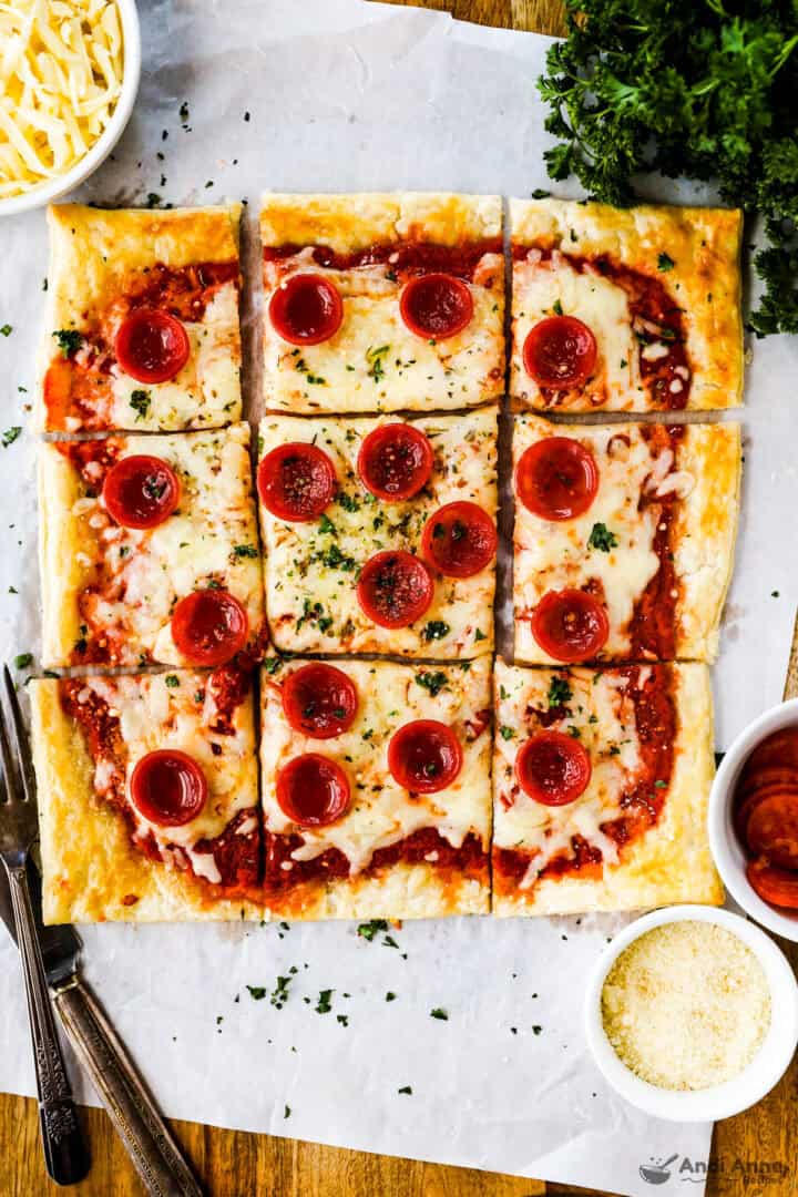 Easy Puff Pastry Pizza (Flaky, Fast, Family-Friendly)