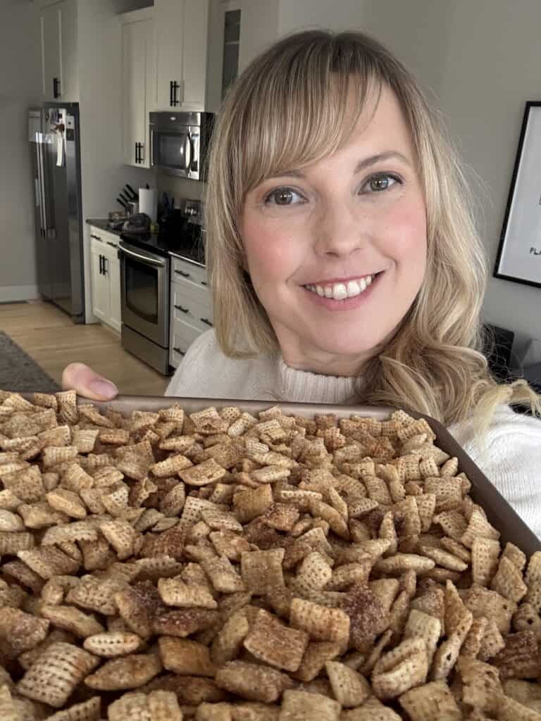 Cinnamon Sugar Chex Mix | Easy Sweet Snack Recipe