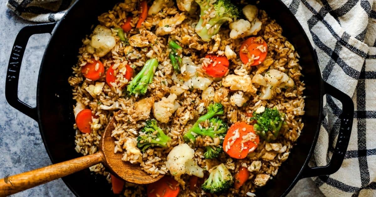Leftover Fried Rice with Veggies and Eggs (Better Than Takeout)