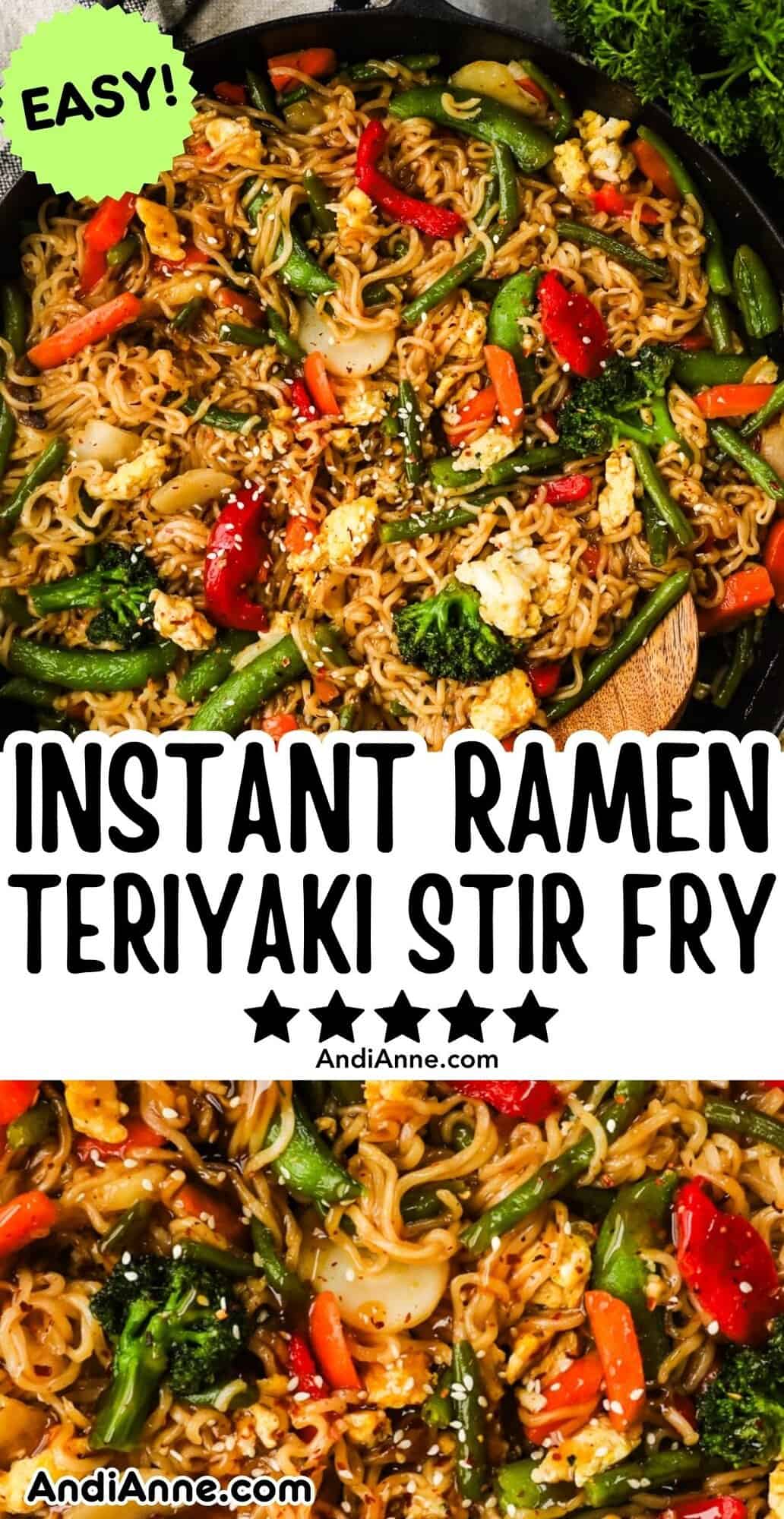Easy Teriyaki Ramen Stir Fry | 15-Minute Weeknight Dinner