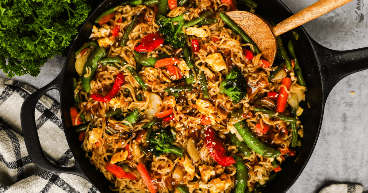 Easy Teriyaki Ramen Stir Fry | 15-Minute Weeknight Dinner