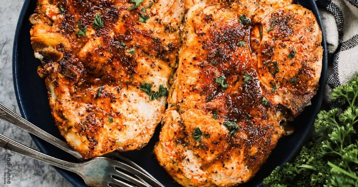 Air Fryer Pork Chops (Juicy, Easy & Done in 15 Min)