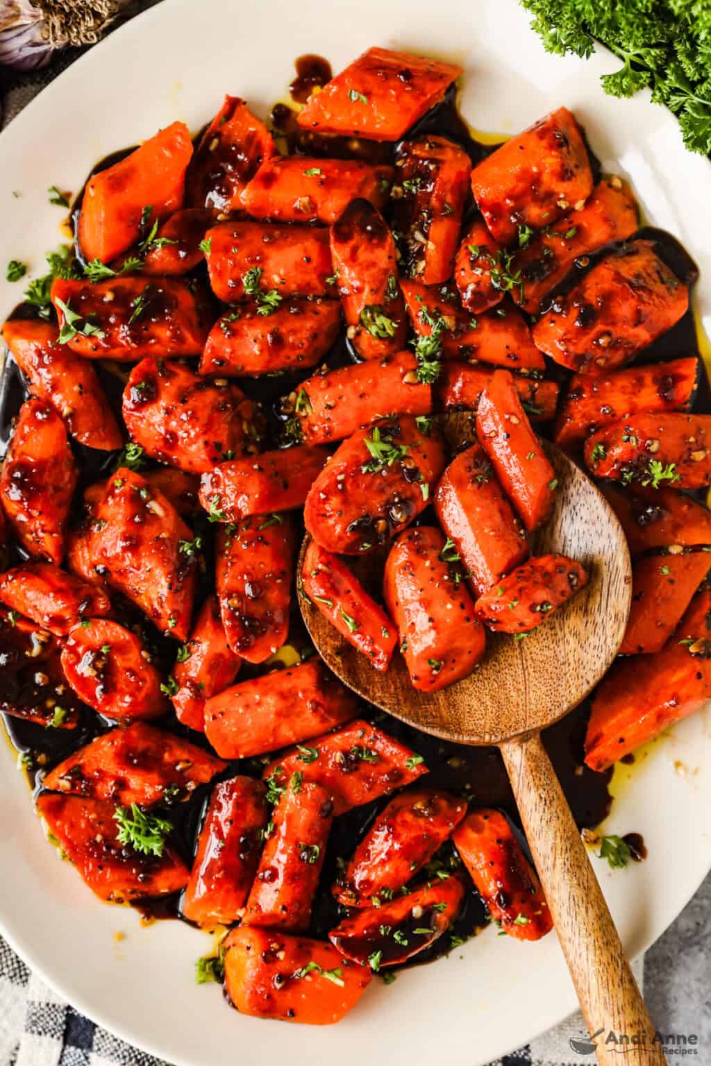 Balsamic Roasted Carrots (Easy Honey Glazed Recipe)
